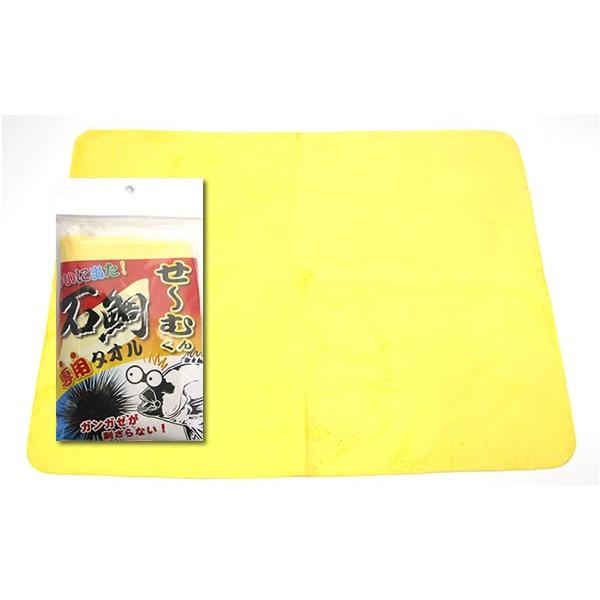 木綿のタオルを石鯛釣りに使うとガンガゼのケンが刺さって取れなくなります。せ〜むくんは釣り専用に開発した人工セームなのでケンは刺さりません。さらに魚を掴んでも滑らないという特性も備え、固着した竿を回すときにも滑り止めとして使えます。また、クー...