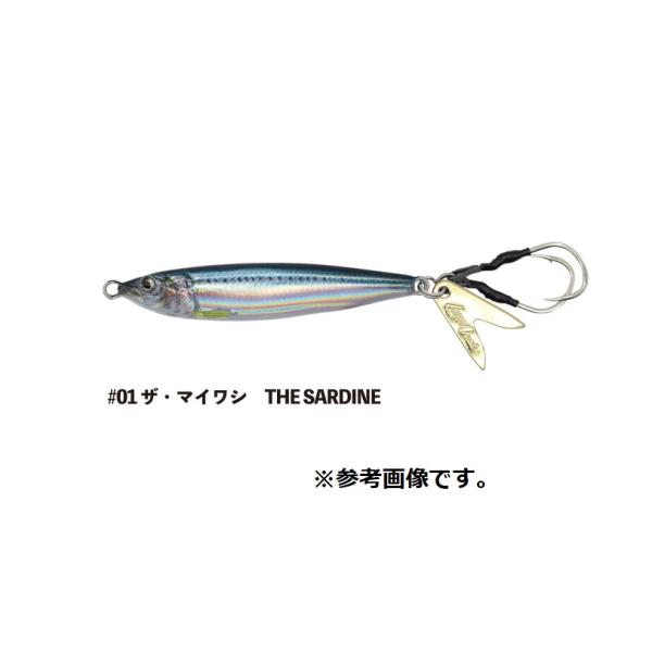 【バイトを約束する最もイワシなジグ】■シャープな引き抵抗でキビキビ泳ぐセンターバランス設計！■フラットブレードが回転せずに水流とアクションでフラッシング作り込んだ造形、リアルフォルム、フィニッシュが特徴のメタルアディクトシリーズに更に造形と...