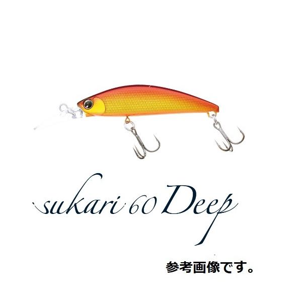sukari 60 Deepボトムレンジ攻略型ダイビングミノー ! ■沈めて浮かせないためのダイビングリップとヘビーウエイト !“巻いて潜らせる”のではなく“沈めて浮かせない”ためのダイビングリップとヘビーウエイト。本流域をメインフィールド...