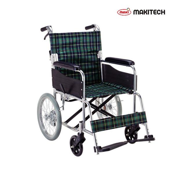 【納期】ご注文日より2〜4日以内に出荷致します。(※土日祝を除きます。※在庫品に限ります。)【商品紹介】・介助式・背折れタイプの車椅子!・ノーパンクタイヤ仕様【仕様】品名：車いす エコノミーシリーズ　EW-30品番:EW-30GNサイズ:W...