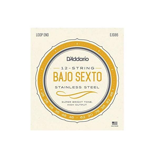 【D‘Addario バホセクスト弦】 検索キーワード:Daddario ダダリオ 楽器|弦楽器 メーカー型番:180320461B