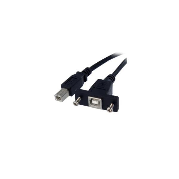 【アクセスしやすいパネルマウントUSB-Bポートを追加】 検索キーワード: (【 安心メーカー無期限保証 】接続、変換、拡張、分離、切換えを行うIT、 A / Vプロフェッショナルのためのパーツを製造しています StarTech.com（ス...