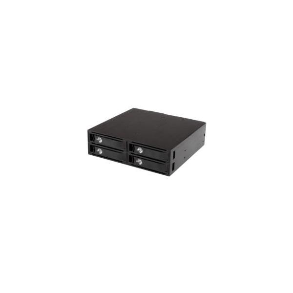 【5インチベイに4台のSSD/HDDを取り付けて簡単ホットスワップ】 検索キーワード: (【 安心メーカー無期限保証 】接続、変換、拡張、分離、切換えを行うIT、 A / Vプロフェッショナルのためのパーツを製造しています StarTech...