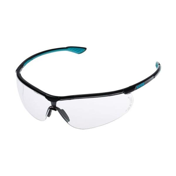 【EN規格品 保護めがね X-9193 uvex sportstyle ブラック／ブルー（曇り止め／ハードコート加工） X-9193-376】 検索キーワード:ミドリ安全 安全保護用品　１|メガネ、保護面、ヘルメット、防音用品 メーカー型番...