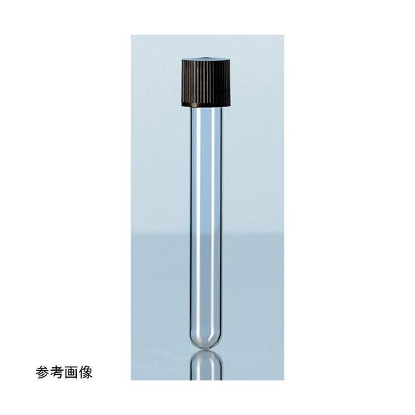 【ネジ口試験管 12mL 100本入 (1箱(100本入り))】 検索キーワード:　 試験管・ロート類|ガラス試験管 メーカー型番:4-3828-02 4382802