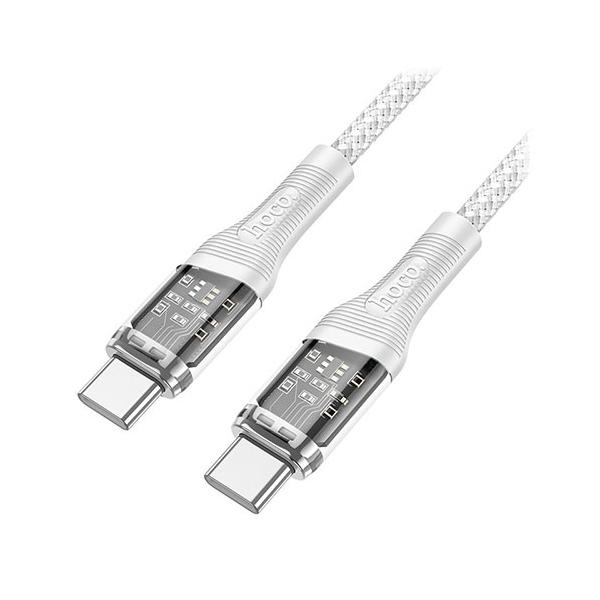 【コネクター内部の基板が見える近未来的なデザインのType-Cケーブル】 検索キーワード:日本トラストテクノロジー モバイルアクセサリー|充電・シンクケーブル（モバイル） メーカー型番:U111-TT-GY U111TTGY