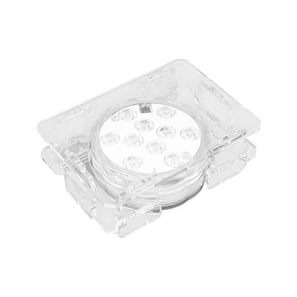 【ライトアップベース本体は美しく光を透過しエッジ部分も輝いて見える高透過アクリル樹脂製。精密に設計された板状パーツを組み合わせて構成されたベースにより、安定したディスプレイができます。下方向からライトを】 検索キーワード:日本トラストテクノ...