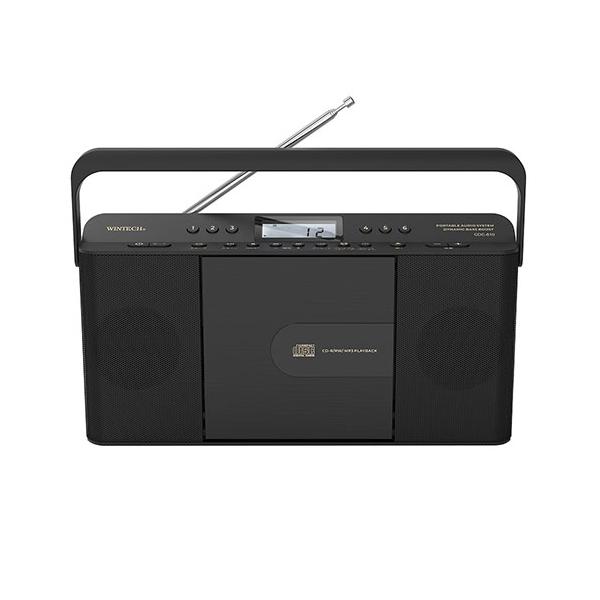 【AC電源、乾電池どちらでも使えるスリム型CDラジオ】 検索キーワード:ＷＩＮＴＥＣＨ オーディオ機器|CDデッキ メーカー型番:CDC-810-K CDC810K