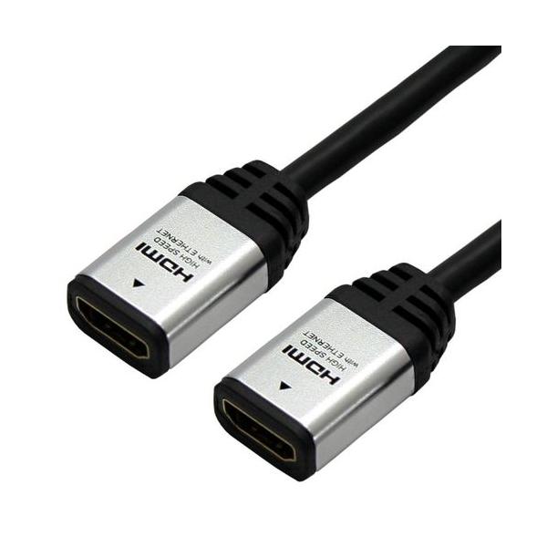 【重宝する4K対応ハイスピードHDMI中継ケーブル】 検索キーワード:ホーリック|horic ケーブル|HDMIケーブル メーカー型番:HAFF01-554SV HAFF01554SV