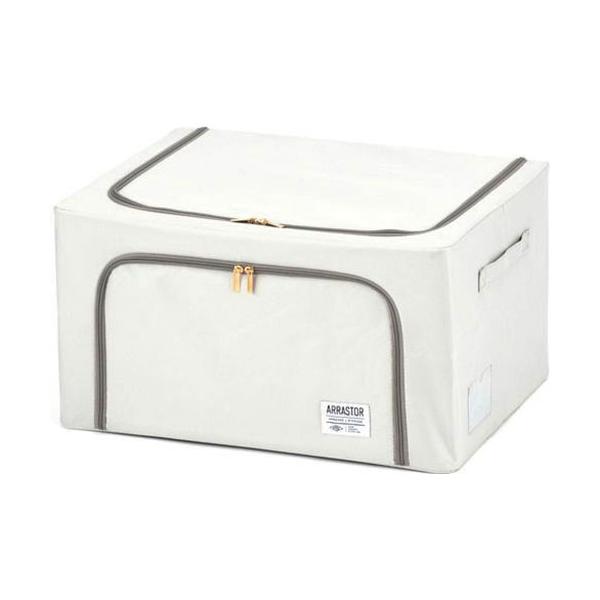 【〇フレームでしっかり支えて積み重ねができる収納ボックス。〇丈夫な底板入りで使わないときはコンパクトに収納!。〇ホコリを防ぐフタや、持ち運びに便利な持ち手付きなのも嬉しい♪】 検索キーワード:　 家庭用インテリア／雑貨|　 メーカー型番:E...