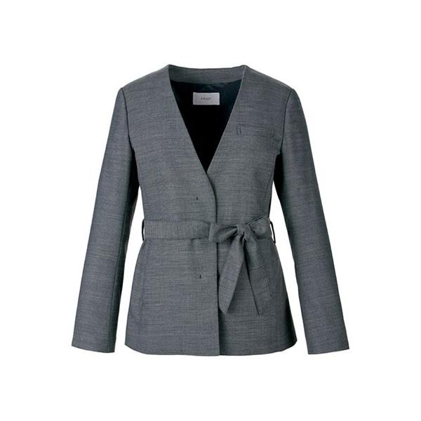 【68-0873-07 ENJOY ジャケット SUSTINA MAT WORSTED グレー 5号 EAJ800】 検索キーワード:カーシーカシマ 衣料／雑貨|洋服 メーカー型番:68-0873-07 68087307