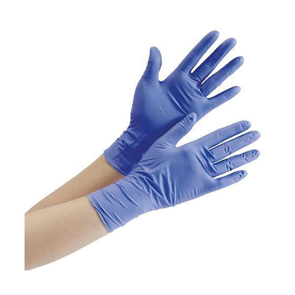 【【食品衛生法適合】厚手タイプの使い捨てニトリル手袋です。調理や、食肉加工等のハードな現場に適しています。】 検索キーワード:ミドリ安全 保護・手袋・ウエア２|一般手袋 メーカー型番:VERTE-701H-M VERTE701HM