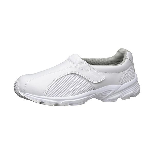 【医療現場向けシューズ。超軽量設計でアクティブに動けるメディカルシューズです。ハードな看護師・介護士業務を足元から支えます。】 検索キーワード:ミドリ安全 ウエアー|ナース用手袋、ソックス類 メーカー型番:CSS-105-W-23.5 CS...