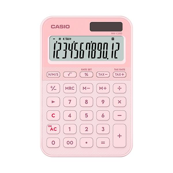 【機器 ＞ オフィス機器 ＞ 電卓。】 検索キーワード:カシオ計算機（CASIO）|CASIO 情報家電・AV機器|　 メーカー型番:MW-C20D-LP-N MWC20DLPN
