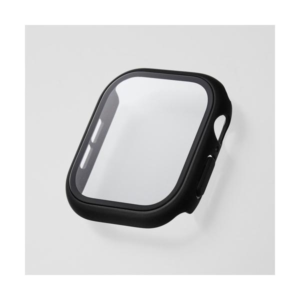 【対応機種：Apple Watch Series 10 [46mm] ■セット内容：ケース本体×1 ■材質：ケース本体:ガラス、ポリカーボネート ■カラー：ブラック■】 検索キーワード:エレコム|ELECOM モバイルアクセサリー（ケース／...