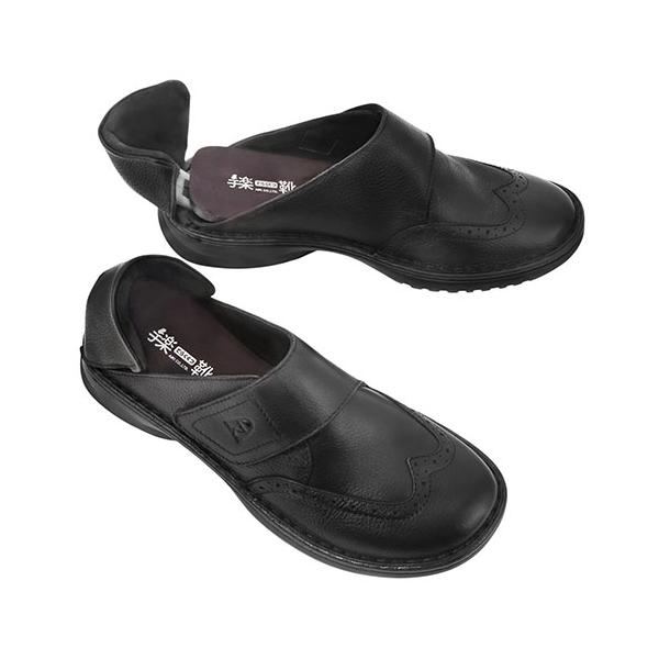 【手楽靴(てらくくつ)は、手を使わずに立ったまま履ける 立ったまま脱げる画期的な靴です。靴ベラも介助も必要ないので、ご高齢者様や要介護の方にオススメ。男性用 女性用はもちろん、サイズも各種ご用意しており】 検索キーワード:　 家庭用インテリ...