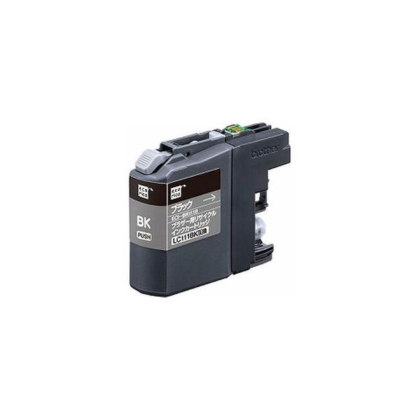 【LC111BK互換 エコリカ リサイクルインク ブラザー ブラック(顔料)】 検索キーワード: 使用済みインクカートリッジをで回収し、リユース(再使用)製品として再生した環境にやさしい製品です。|エコリカ プリンターサプライ|インクカート...