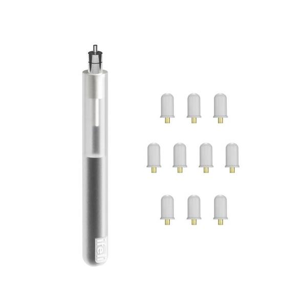 【ifeli「ペーパーライクフィルム用ペン先　芯交換キット(替芯10個入り)」は、ifeliペーパーライクフィルム用ペン先の摩耗する芯部分を交換するための便利なキットです。独自の専用プッシャーを使用する】 検索キーワード:ifeli モバイ...