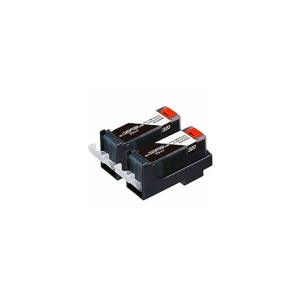【BCI-320互換 エコリカ リサイクルインク CANON ブラック ×2個パック】 検索キーワード:エコリカ プリンターサプライ|インクカートリッジ メーカー型番:ECI-C320B2P ECIC320B2P