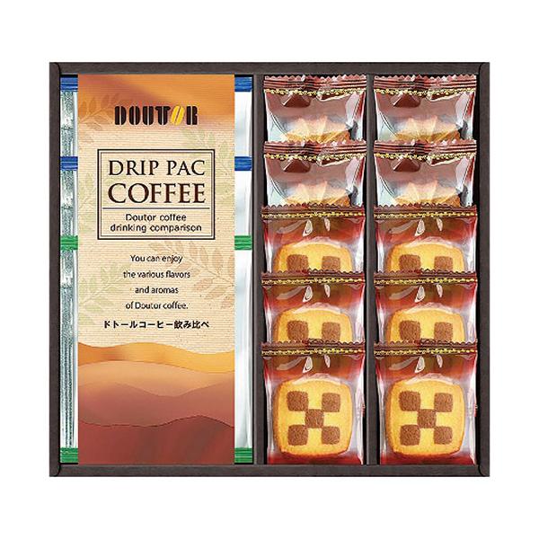 【大人気のドトールコーヒーとクッキーをセットにしました。ドトールは深煎りブレンドとキリマンジャロブレンドの2種類を楽しめます。美味しい珈琲で優雅なカフェタイムをお楽しみください。】 検索キーワード:ドトールコーヒー デザート・お菓子 メーカ...