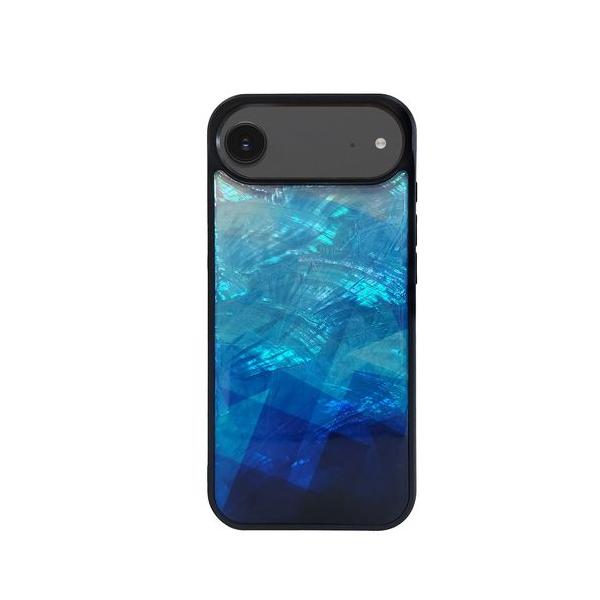 【天然貝ケース for iPhone Air Blue Lake】 検索キーワード:Ｉｋｉｎｓ モバイルアクセサリー（ケース／カバー）|　 メーカー型番:I28142i17A
