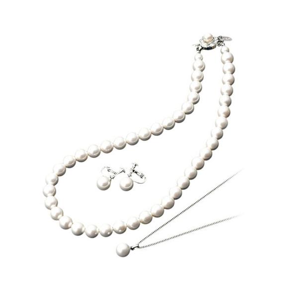 【パール3点セット ホワイト】 検索キーワード:　 装飾品|装飾品 メーカー型番:K60910458