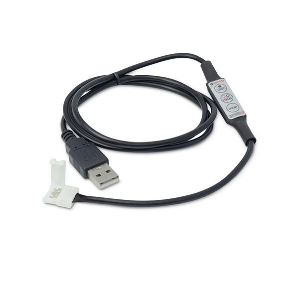 【カットしたRGBテープLEDをUSB電源に接続して発光コントロールが可能に】 検索キーワード:日本トラストテクノロジー アクセサリー|アクセサリー メーカー型番:TPLED4P-USBX5 TPLED4PUSBX5