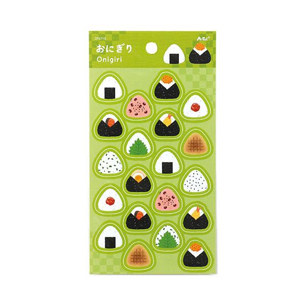 【手帳やラッピングに、思わず食べたくなるおにぎりシール!】 検索キーワード:ARTEC 筆記用具|筆記用具 メーカー型番:ATC74710X10