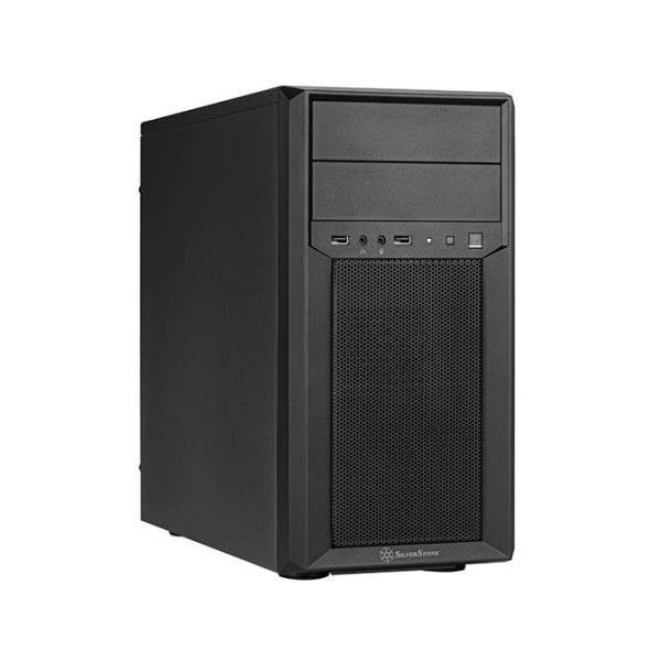 【【FARA シリーズ】大量のストレージドライブ容量を備えたコンパクトなMicro-ATXケース】 検索キーワード:シルバーストーン パーツ|PCケース メーカー型番:SST-FA313-B-C SSTFA313BC