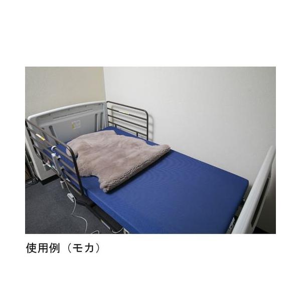 【ムートン 床ずれ防止マットレス 600×900mm モカ (1個)】 検索キーワード:　 介護・リハビリ|エアーマット、クッション、シーツ類 メーカー型番:69-3860-45 69386045