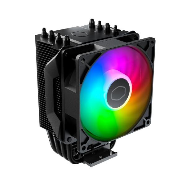 【CoolerMaster。Hyper 411 Nano ARGB/小型空冷CPUクーラー/オールブラック/ARGBファン/ダイレクトコンタクトテクノロジー/Intel LGA1851/1700/120】 検索キーワード:Ｃｏｏｌｅｒ　Ｍａ...
