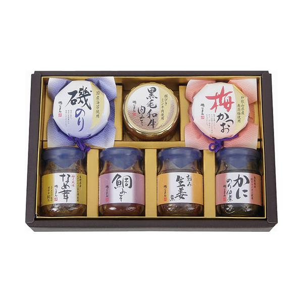 【素材の良さを大切に、丹精込めた「ご飯のお供」の瓶詰めセットです。真心をこめた贈り物にどうぞ。】 検索キーワード:磯じまん 食品・飲料|食品・飲料 メーカー型番:B1103538