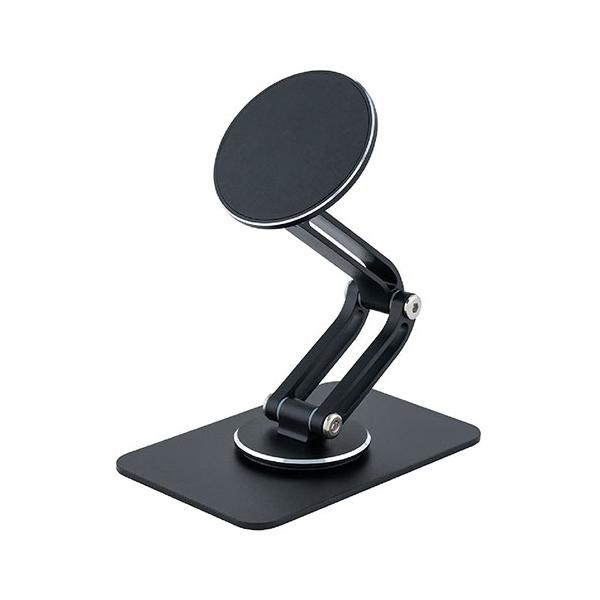 【スタンド本体の可動部を折りたたむことでコンパクトに収納が可能】 検索キーワード:ＭＣＯ モバイルアクセサリー|　 メーカー型番:SST-24BK SST24BK