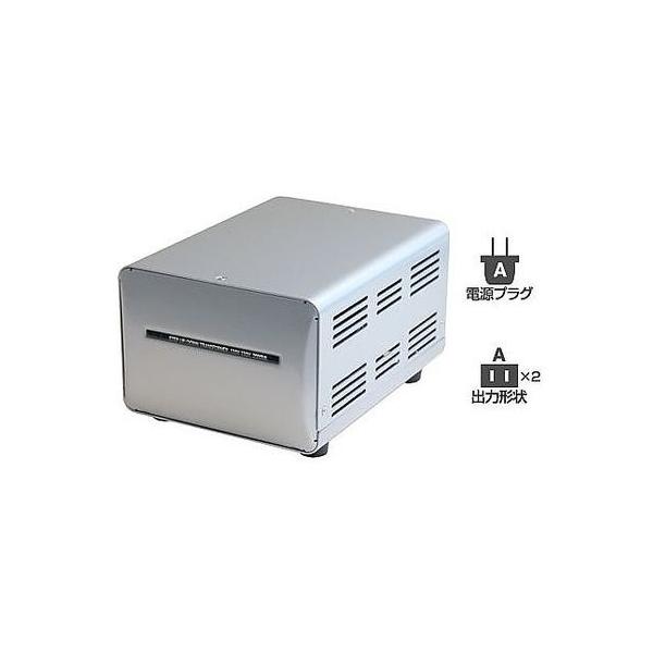 【海外国内用型変圧器110-130V／2000VA WT-2UJ】 検索キーワード:カシムラ ケーブル／アダプター|　 メーカー型番:67-7665-21 67766521