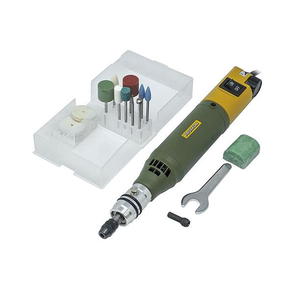 【彫金作業に便利なパーツをセレクトし、ルーター本体に組み合わせた彫金セットシリーズ。彫金 みがき 研磨 仕上げ つや出しなど、金属加工に最適な付属品を集めたセット。】 検索キーワード:プロクソン ホビー|プラモデル メーカー型番:PROXX...