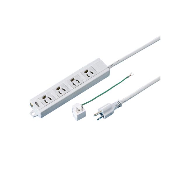 【多機能がうれしいオフィス用タップ　＊サンワサプライ共同企画商品。】 検索キーワード:サンワサプライ|SANWA SUPPLY ファシリティ関連|電源タップ メーカー型番:TAP-MG341NT-3 TAPMG341NT3