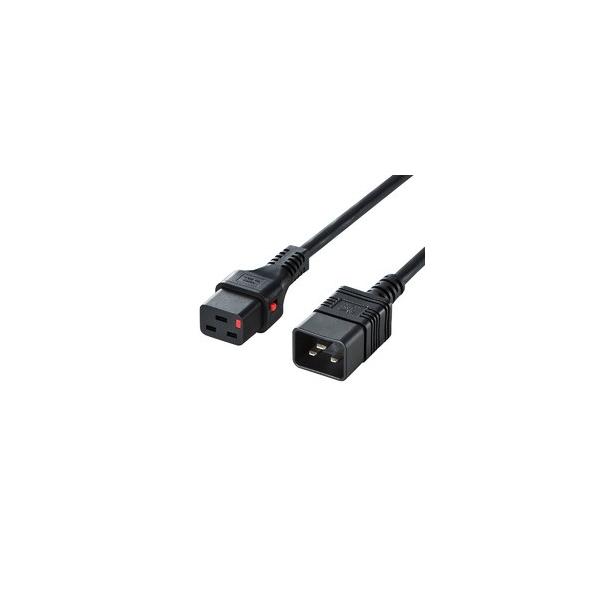 【サーバーやUPSなど、C20、C19コネクタに対応した、抜け防止ロック式電源コード】 検索キーワード: サーバーやUPSなど、C20、C19コネクタに対応した、抜け防止ロック式電源コード|サンワサプライ|SANWA SUPPLY ケーブル...