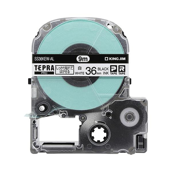 【強粘着で糊残りしにくい。】 検索キーワード:キングジム|KING JIM プリンター|プリンター メーカー型番:SS36KEW-AL SS36KEWAL