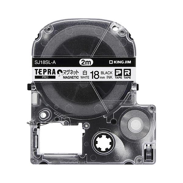 【ホワイトボードや倉庫のラックなど何度も貼ってはがせる！。】 検索キーワード:キングジム|KING JIM プリンター|プリンター メーカー型番:SJ18SL-A SJ18SLA