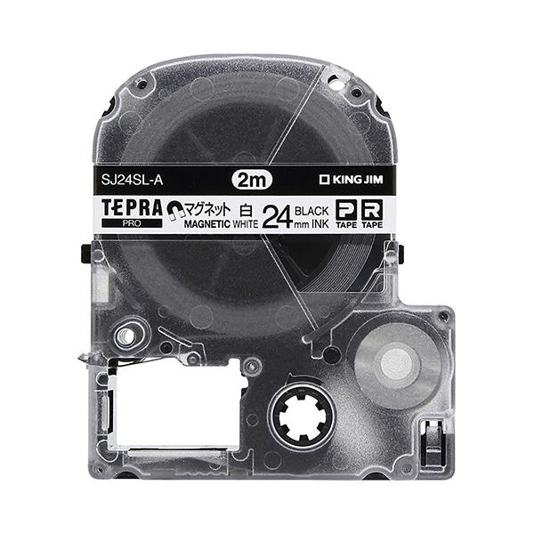 【ホワイトボードや倉庫のラックなど何度も貼ってはがせる！。】 検索キーワード:キングジム|KING JIM プリンター|プリンター メーカー型番:SJ24SL-A SJ24SLA