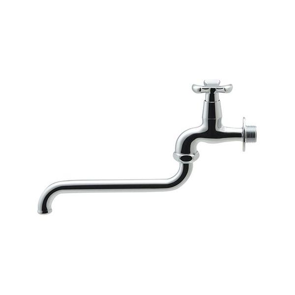 【花のようなハンドルが付いたオシャレな単水栓（自在水栓）です。単水栓（自在水栓）】 検索キーワード:カクダイ 家庭用インテリア／雑貨|DIY・ガーデン・ペット用品 メーカー型番:68-4077-26 68407726