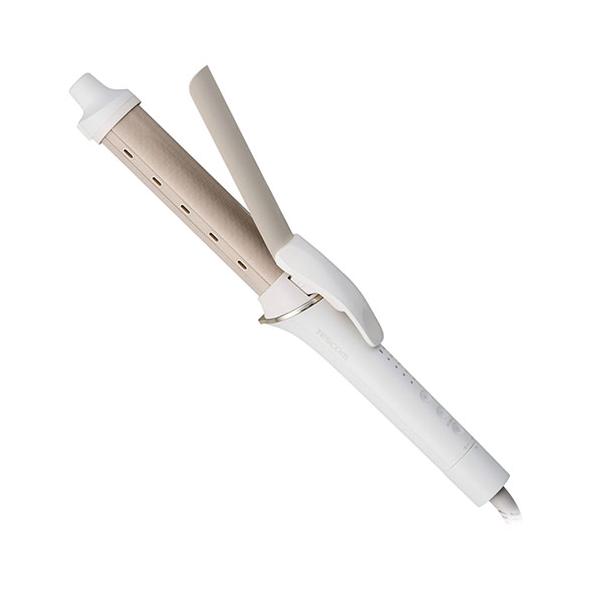 【髪すべりがなべらかなシルクコーティング(TM)プレートを搭載。髪の水分の蒸発を抑制することで、髪のうるおいを守り、ヘアカラーの退色を低減します。スタンダードな太さの32mm径。特にボブ〜ロングヘアの方】 検索キーワード:テスコム|TESC...