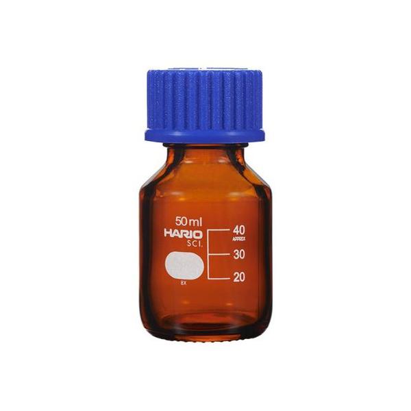 【耐熱ねじ口瓶（液切れリング付き） 茶 50mL 10本入 NBB-50-SCI】 検索キーワード:HARIO キッチン用品|キッチン用品 メーカー型番:64-0916-80 64091680