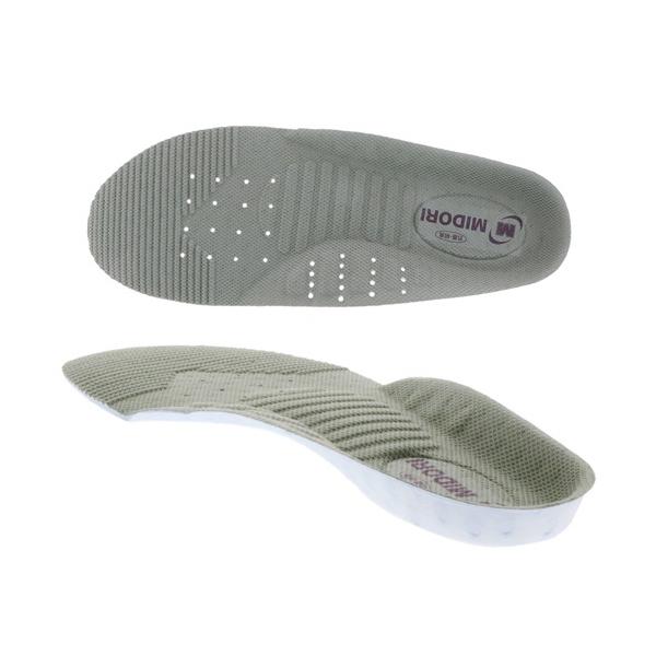 【クッション性の高い素材と凹凸が靴内での足のズレをホールドし疲労を軽減します。】 検索キーワード:ミドリ安全 衣料／雑貨|　 メーカー型番:DR-01WP-M DR01WPM