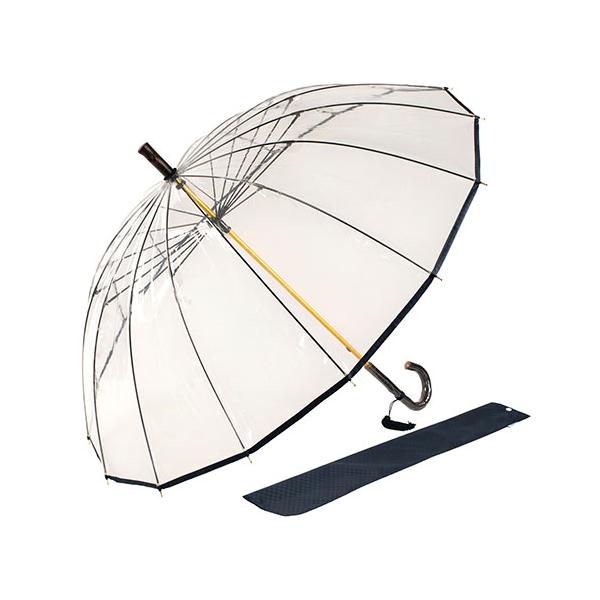 【女性用に持ちやすさを考えて親骨 受骨にはグラスファイバー素材を採用。16本骨でも軽く、強く、しなやかさを実現。強風で傘が裏返るのを防ぐために傘の内側から風が吹き抜ける、特許【逆支弁】機構を採用し、手元】 検索キーワード:ホワイトローズ 家...