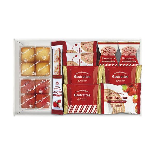【あまおう苺バウムクーヘン&amp;プチガトー ギフトボックス】 検索キーワード:　 デザート・お菓子 メーカー型番:B1043516