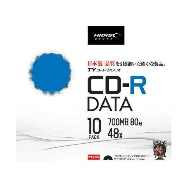 【CD-R(データ用)】 検索キーワード:ＨＩＤＩＳＣ オーディオディスク／テープ|CDメディア メーカー型番:TYCR80YP10SC