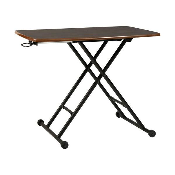 【サイズ(cm)：W90×D55×H11.5-70。カラー：ブラウン。】 検索キーワード: テーブル | ブラウン|東谷 家庭用インテリア／雑貨|テーブル メーカー型番:PT-530BR PT530BR