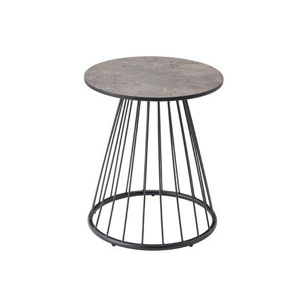 【サイズ(cm)：W40×D40×H45cm。カラー：グレー。】 検索キーワード:東谷 家庭用インテリア／雑貨|テーブル メーカー型番:PT-340GY PT340GY