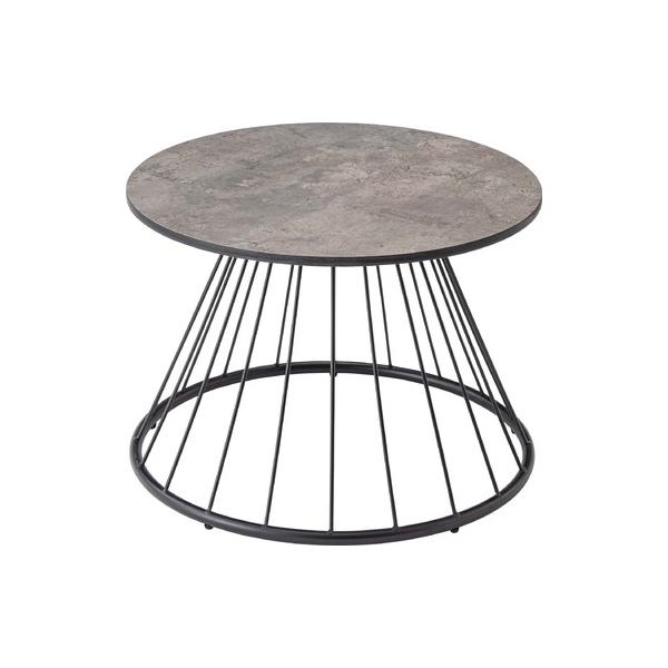 【サイズ(cm)：W50×D50×H35cm。カラー：グレー。】 検索キーワード:東谷 家庭用インテリア／雑貨|テーブル メーカー型番:PT-341GY PT341GY